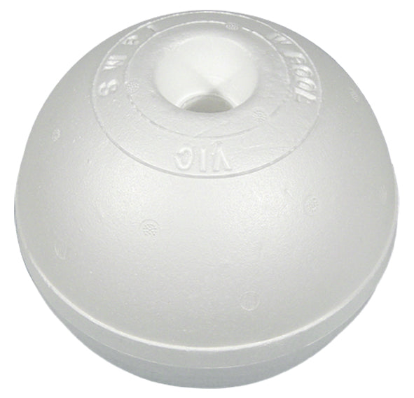 200mm Round White Float (EJ320200) - Binks Marine